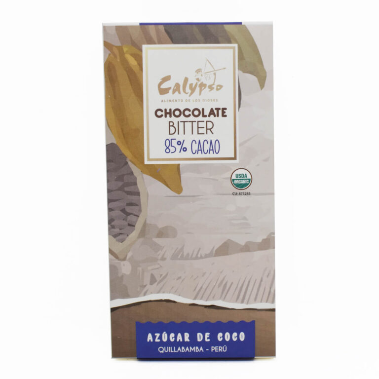 Chocolate Bitter 85% cacao Azúcar de Coco – Calypso Superfoods